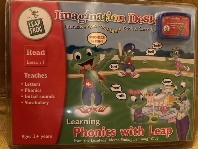 LEAP FROG IMAGINIATION Desk Interactive Color-And-Learn Book ...
