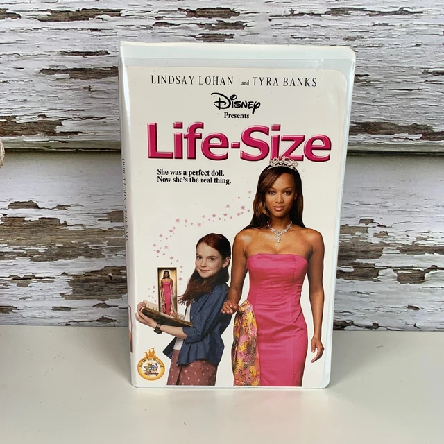 LIFE-SIZE (VHS CLAMSHELL, 2000) Lindsay Lohan, Tyra Banks Disney Video ...