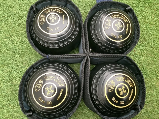 THOMAS TAYLOR LEGACY SL Size 00 Lawn Bowls Great Condition In Carry ...