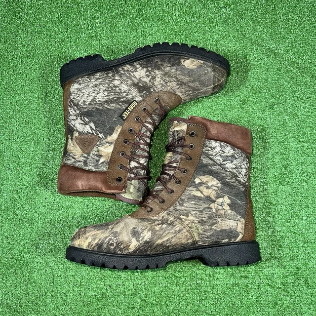 ROCKY GORETEX WILD Cat Series Waterproof Canvas Camo Boots Mens Sz 9.5 ...
