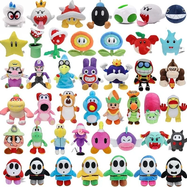 SUPER MARIO BROS Soft Plush Stuffed Plushie Doll Kids Xmas Birthday ...