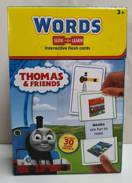 THOMAS & FRIENDS Words Slide-&-Learn Interactive Word Flash Cards 14 ...