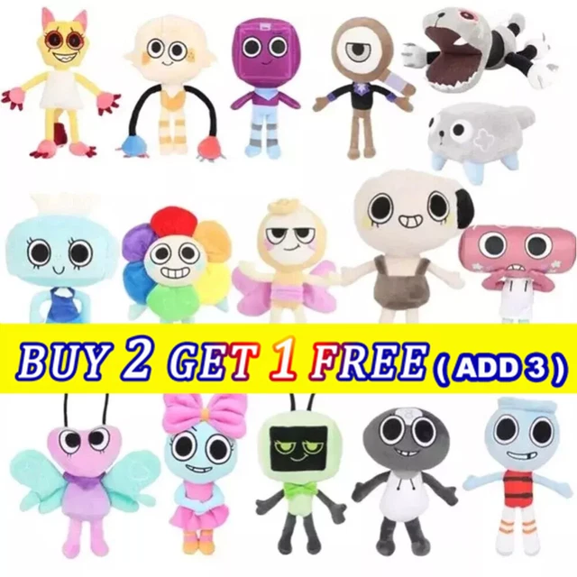 DANDY'S WORLD PLUSH Pebble Finn Flutter Dandys World Plushie Horror ...