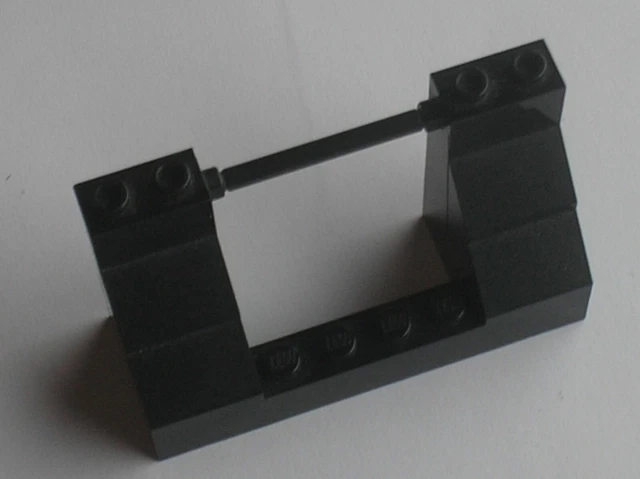 LEGO BLACK BOAT Deck Brick 8x3x4 Railing Ref 47993 Set 7075 Captain ...