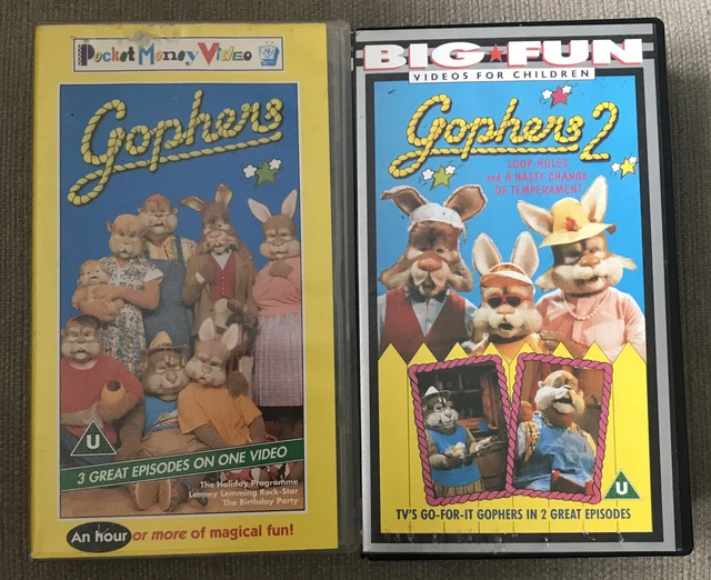 RARE VINTAGE CHILDREN'S Gophers And Gophers 2 - VHS Video Tapes £24.99 ...