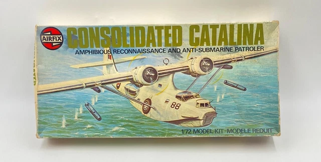 AIRFIX 1:72 CONSOLIDATED PBY-5A Catalina Flying Boat Model Kit #05007 ...