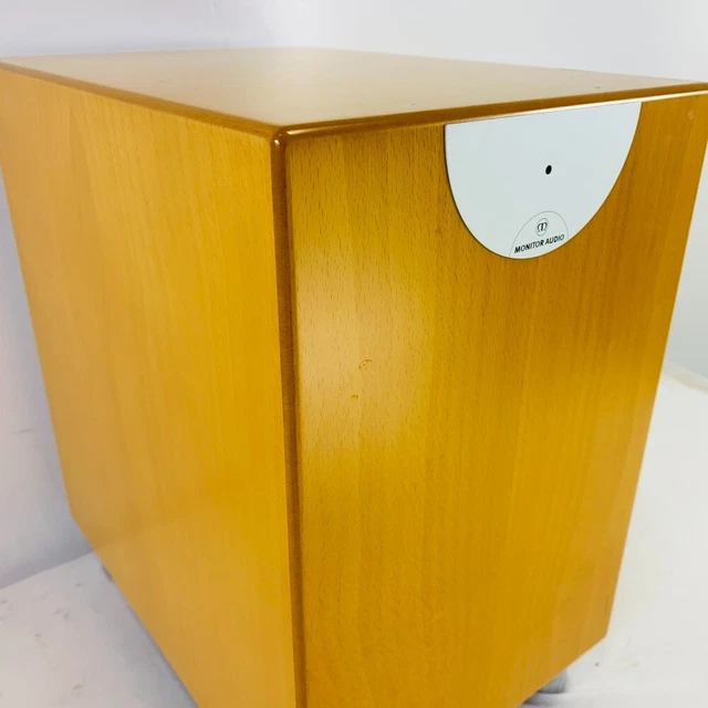 MONITOR AUDIO RADIUS 360 HiFi Home Audio Subwoofer Beech inc Warranty £ ...