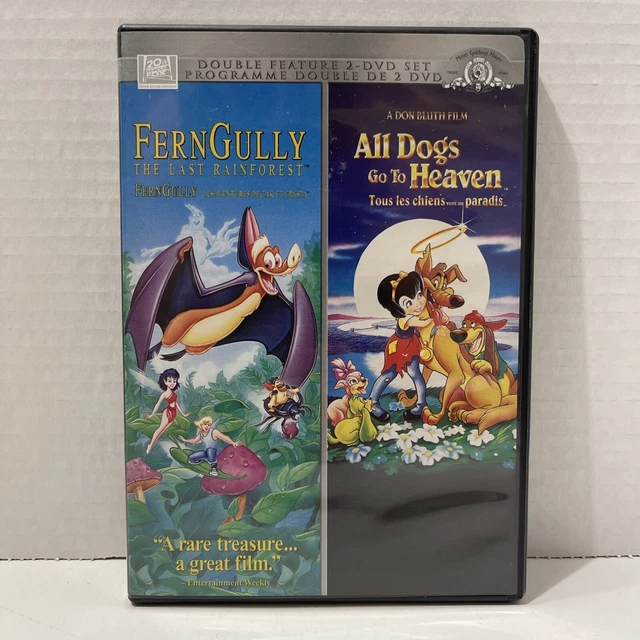 FERN GULLY: THE Last Rainforest/All Dogs Go to Heaven (DVD, 2007 ...