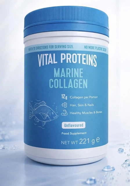 VITAL PROTEINS MARINE Collagen Powder Unflavoured 221g Supplement £20. ...