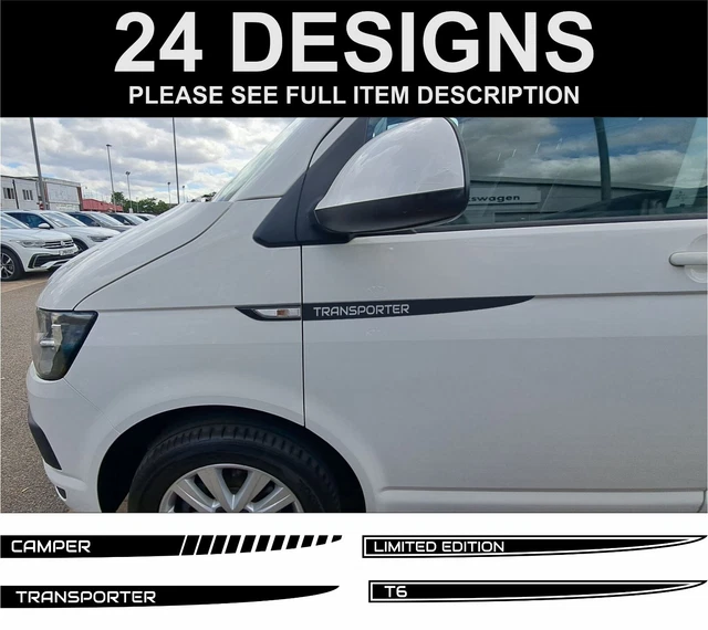 VW TRANSPORTER CAR graphics tiger stripes decals stickers vinyl £60.00 ...