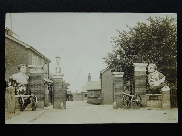 SUFFOLK SHOTLEY BARRACKS HMS Ganges ENTRANCE c1930s RP Postcard by ...