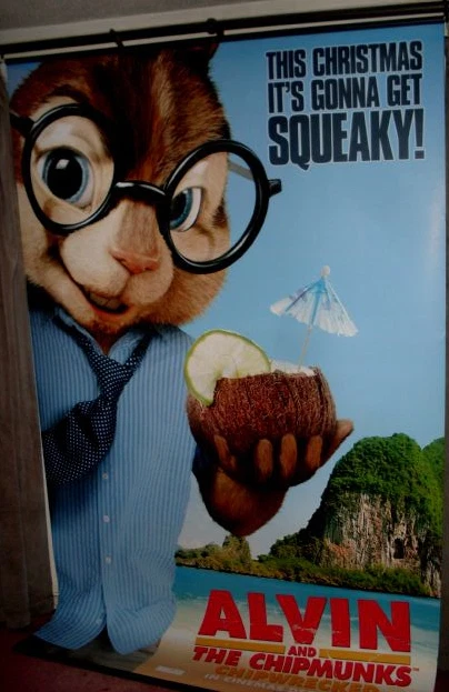 CINEMA BANNER: ALVIN AND THE CHIPMUNKS CHIPWRECKED 2011 (Simon) EUR 95 ...
