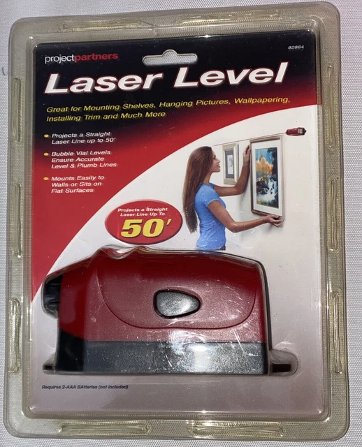 LASER LEVEL - Projects A Straight Laser Line Up To 50 Feet - New $18.20 ...