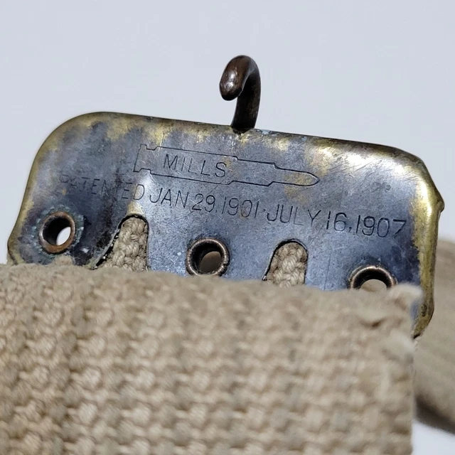 ORIGINAL WW1 US Army Officers Belt M1910 Uniform American Wwi Military ...