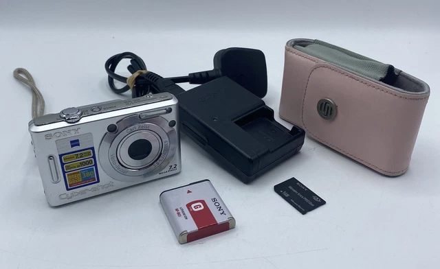 SONY CYBER-SHOT DSC-W35 7,2 megapixel fotocamera digitale + scheda ...