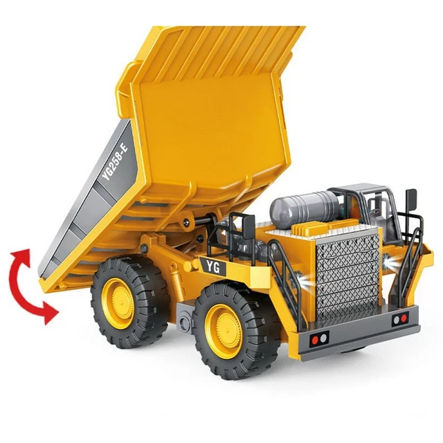 1:24 9 CHANNELS RC Alloy Dump Truck Car Engineering Vehicle Remote Control7873 £26.10 - PicClick UK