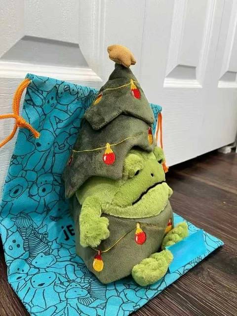 JELLYCAT CHRISTMAS TREE Ricky Rain Frog plush doll With Tag+ Dust Bag £ ...