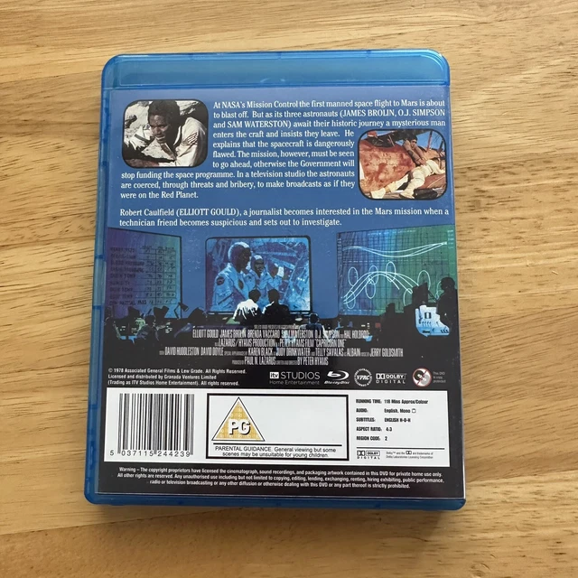 Capricorn One Blu Ray James Brolin Elliot Gould £9 99 Picclick Uk