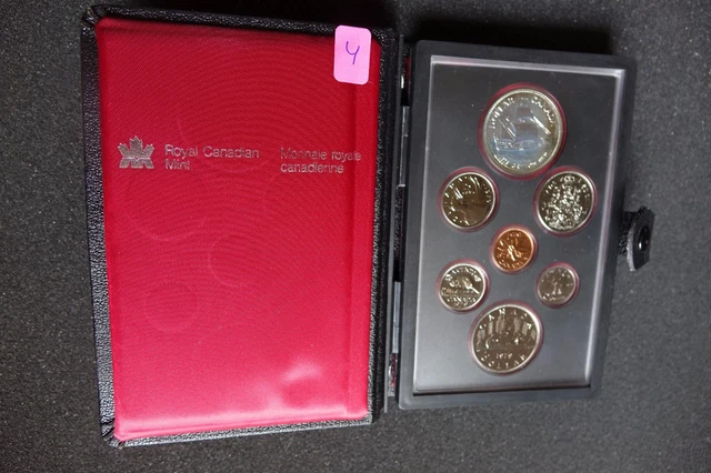 1979 ROYAL CANADIAN Mint Double Struck Coin Set with Silver and Nickel ...