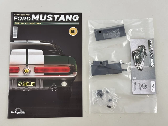 CONSTRUIR FORD MUSTANG Shelby GT-500 1967 - Fascículo #60-Deagostini EUR 17,73 - PicClick FR