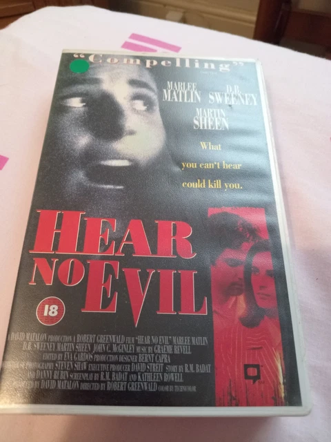 RARE VINTAGE HEAR No Evil (VHS, 1993) £11.12 - PicClick UK