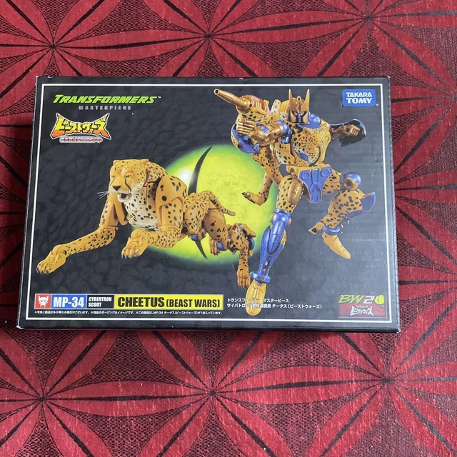 FIGURINE ARTICULÉE TRANSFORMERS Masterpiece MP-34 Cheetor Cheetus Beast ...