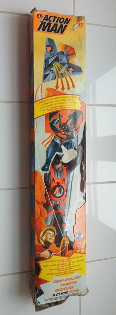 ACTION MAN CERF- volant cometa mistral action kite vintage 1998 hasbro ...