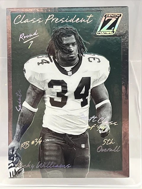 2023 PANINI ZENITH Football Class President Ricky Williams #CP-1999 NFL ...