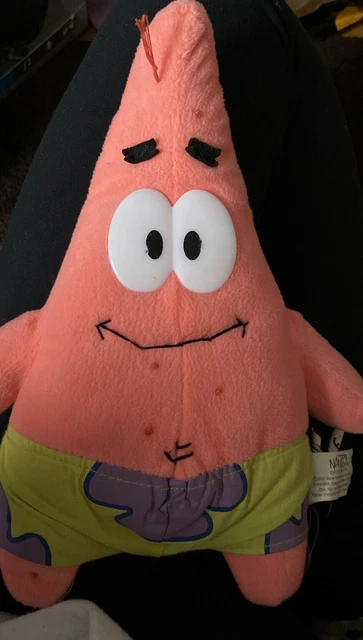 PATRICK STAR FISH SpongeBob Collectible Plush Stuffed Animal Toy 2002 ...
