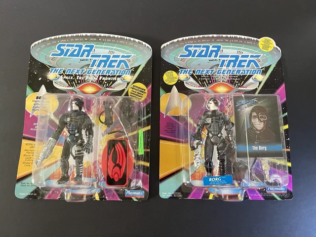 CANADIAN STAR TREK The Next Generation 2 Borg Figures Playmates 1992 ...