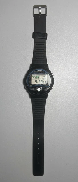 OROLOGIO CASIO TS-100 (815) Thermometer vintage Digital Watch LCD EUR ...