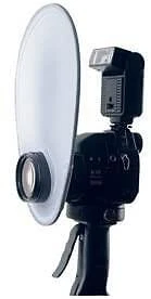 EASY FOLD & Mount Flash White Diffuser Reflector Hotshoe Flashgun ...