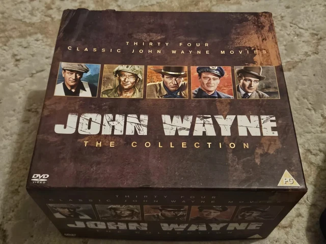 JOHN WAYNE THE Collection * 34 CLASSIC MOVIES * Dvd box set £35.00 ...