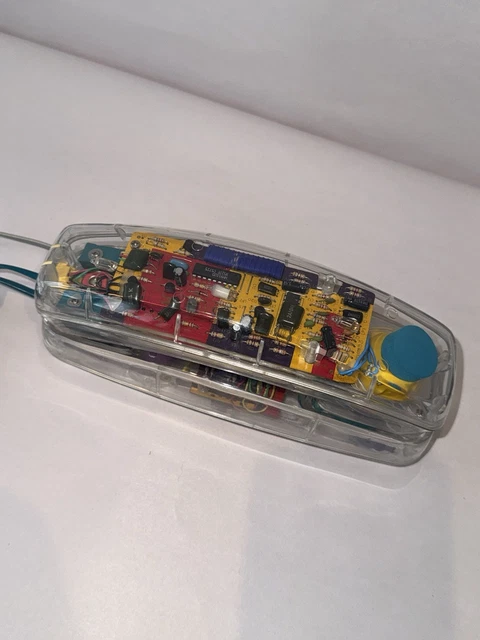 MYBELLE SPOTLIGHT 753 Vintage Transparent Landline Phone 80s Tested ...