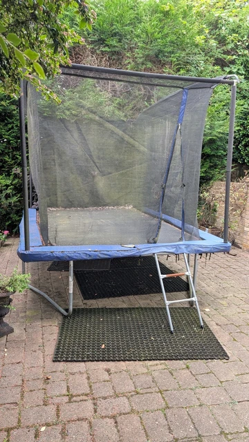 SPORTSPOWER 10FT X 8ft Rectangular Trampoline and Enclosure £21.82 ...