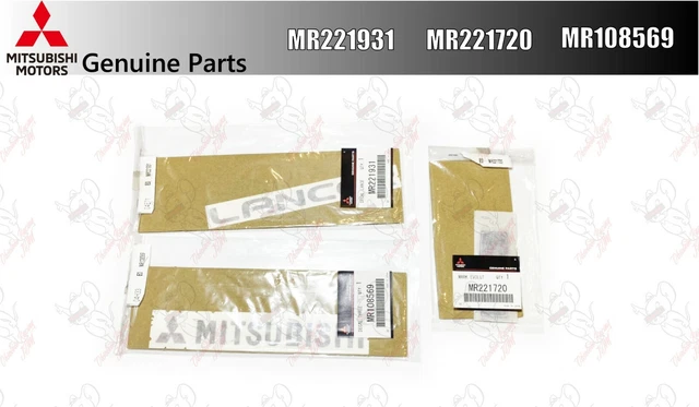 MITSUBISHI GENUINE LANCER EVOLUTION EVO3 CE9A Genuine Rear Emblem Decal ...