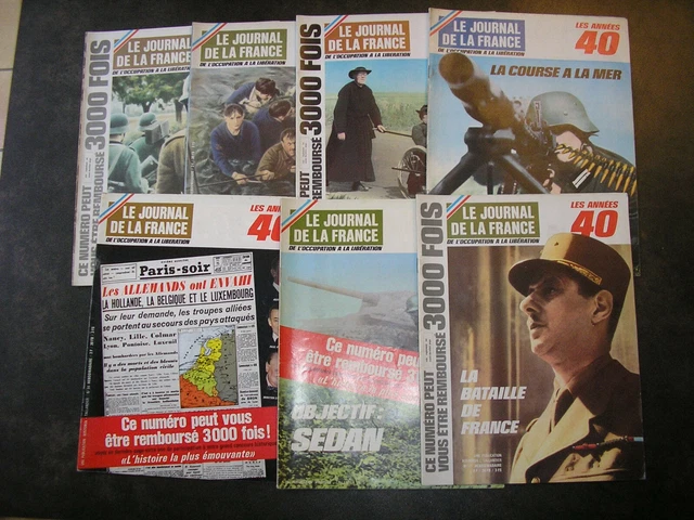 REVUE LE JOURNAL de la France années 40 2eme GM campagne de France mai ...