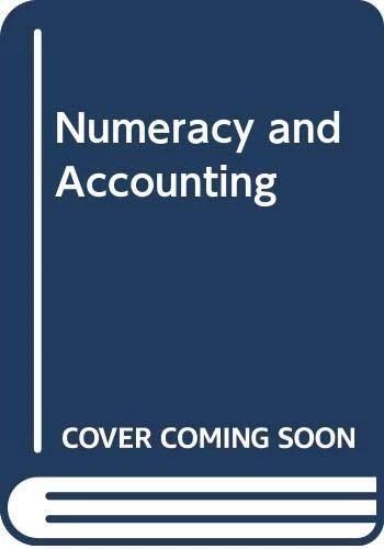 NUMERACY AND ACCOUNTING (McGraw-Hill business books) By John J. EUR 48 ...