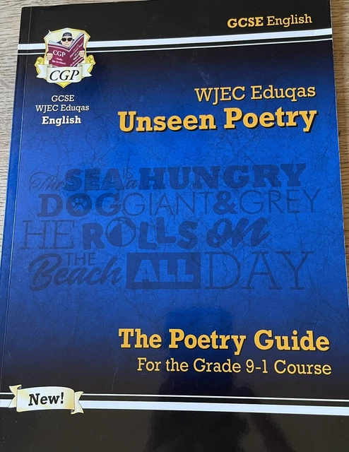 GCSE WJEC EDUQAS Unseen Poetry Guide CGP £2.00 - PicClick UK GCSE WJEC EDUQAS Unseen Poetry Guide CGP £2.00 - PicClick UK