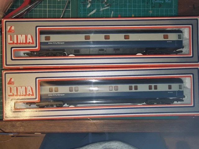 LIMA OO GAUGE HST MK3 Sleeper Car Coach Blue & Grey X3 £30.00 - PicClick UK