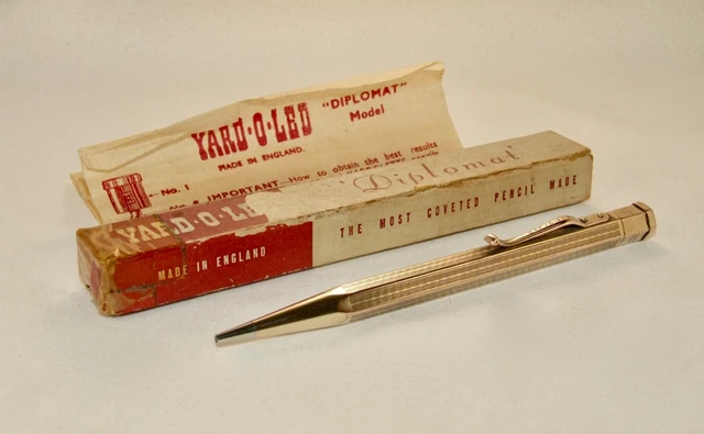 VINTAGE YARD - O - Led Rolled Gold Diplomat Pencil - Hexagonal Et ...