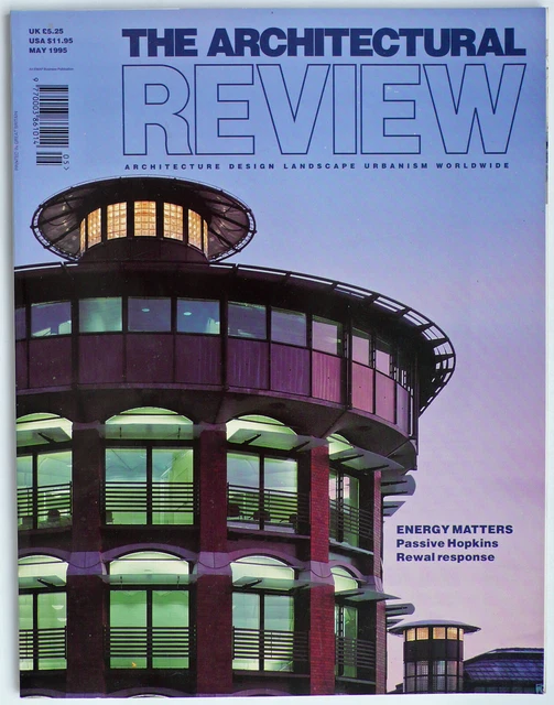 ARCHITECTURAL REVIEW MAGAZINE #1179 May 1995 Energy Matters Hopkins ...
