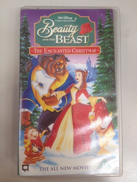 WALT DISNEY - Beauty & The Beast Enchanted Christmas Uk Pal Vhs Video ...