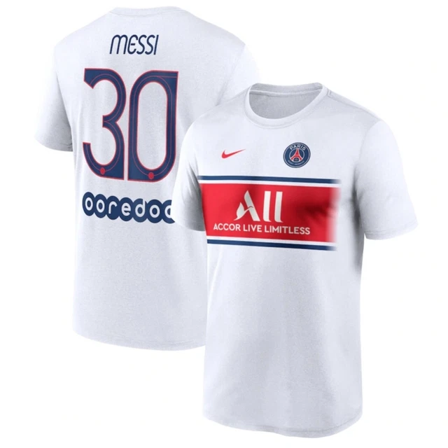 LIONEL MESSI PARIS Saint-Germain Nike Football Soccer Jersey Shirt Men ...