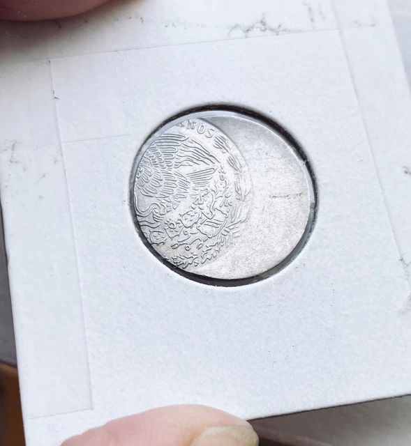 ERROR OFF CENTER Mexico Coins 20 Centavos Madero No Year Currency Cash ...