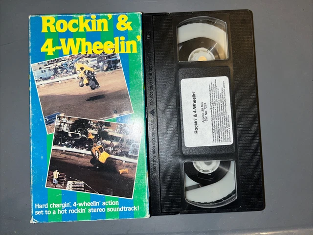 1987 ROCKIN' & 4 Wheelin' VHS Video 4x4 Truck Racing & Rock and Roll 8 ...
