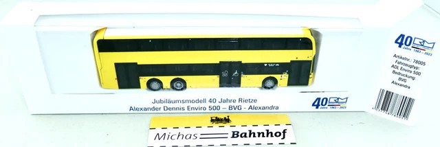 RIETZE ALEXANDRA DENNIS ADL Enviro 500 Bus BVG Wg3550 78005 40 J H0 1: ...