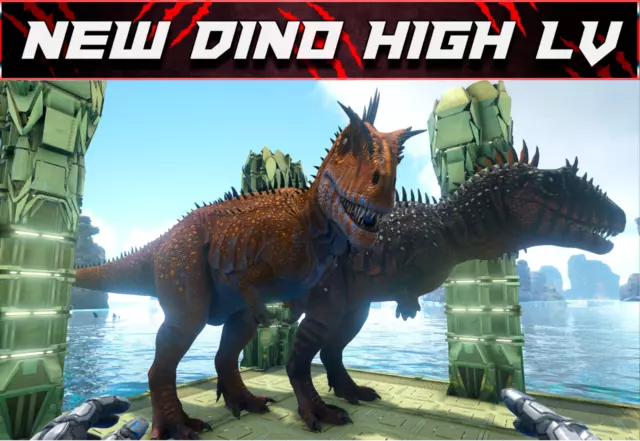 ARK SURVIVAL EVOLVED New Dino Carcharodontosaurus (Carcha) High Lv PS4 ...