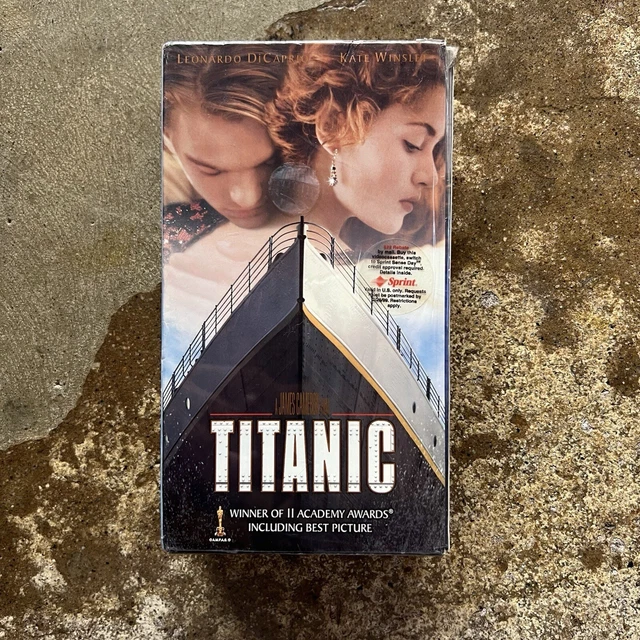 TITANIC VHS BOX Set 2 Tape Paramount Pictures 90s Movie Leonardo ...
