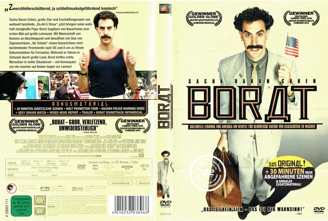 (DVD) BORAT - Sacha Baron Cohen, Pamela Anderson, Ken Davitian EUR 4,00 ...